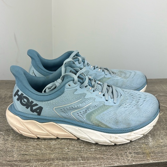 Hoka | Shoes | Hoka Arahi 5 Blue Ladies Running Size 95 Used Gym ...